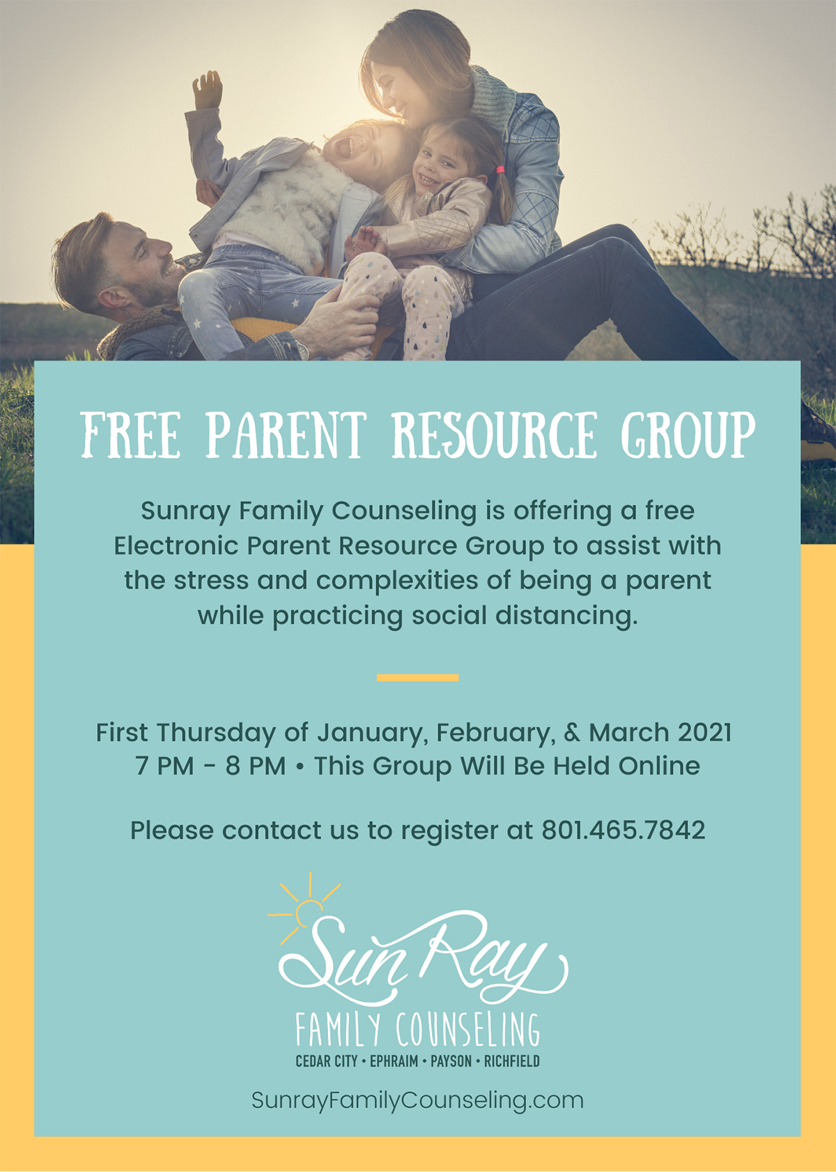 Free Online Parent Resource Group - Sunray Family Counseling